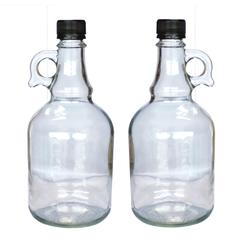 1 Litre Glass Gallone Bottle - Pack Of 2 - The Homebrew Centre