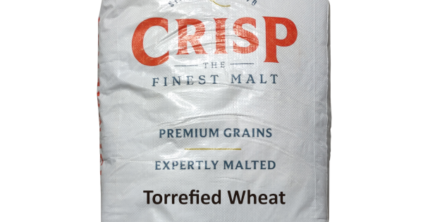Crisp Crushed Torrefied Wheat - 25kg Sack - The Homebrew Centre