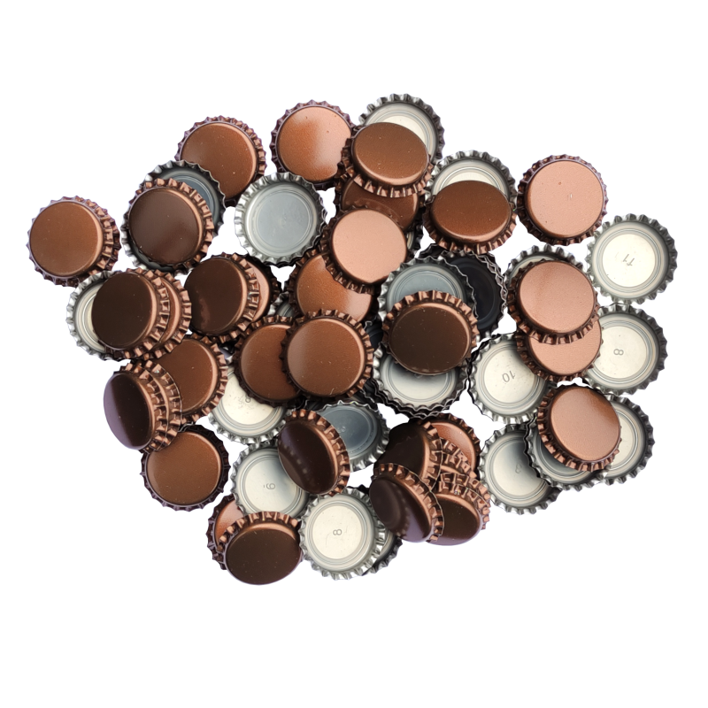 1000 Brown Crown Caps - 26mm - For Standard Beer Bottles - The Homebrew ...