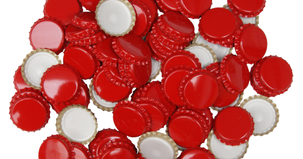 100 Red Crown Caps - 29mm - For Champagne Bottles - The Homebrew Centre