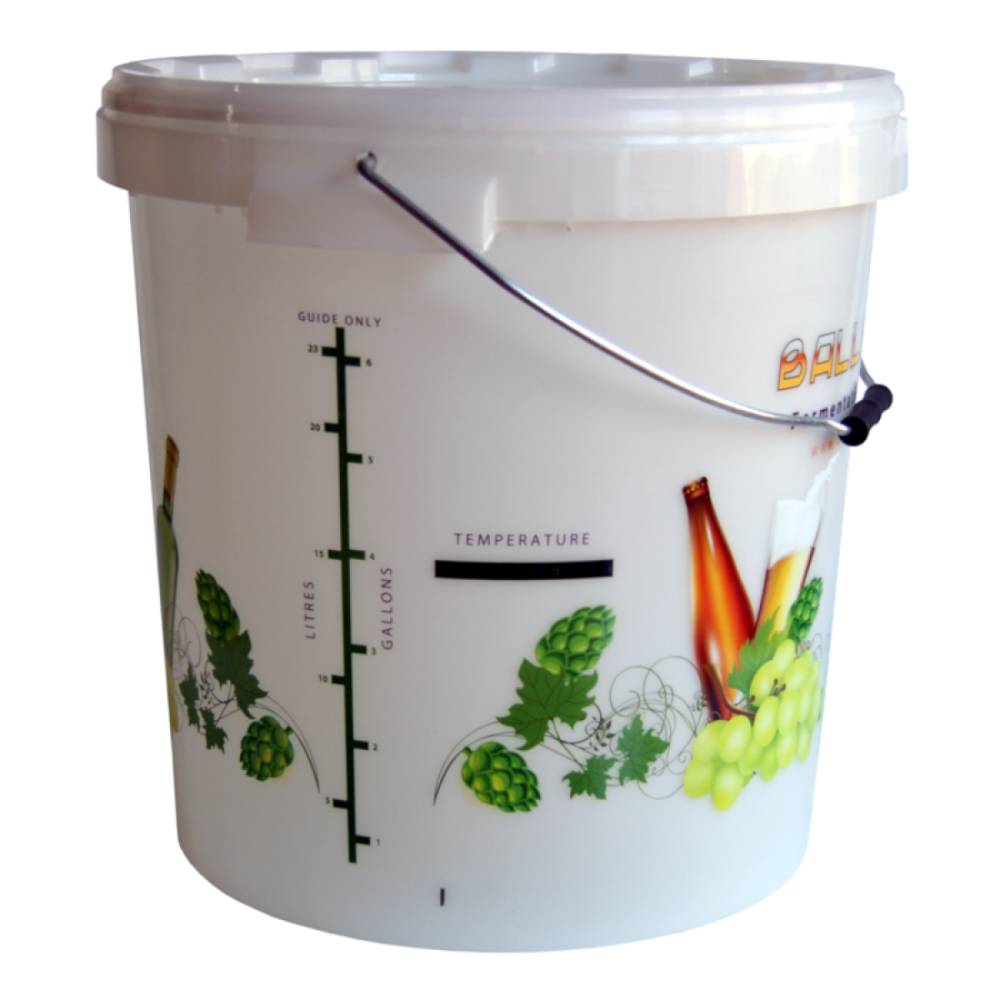 30 Litre Fermentation Bucket With Lcd Temperature Indicator - The ...