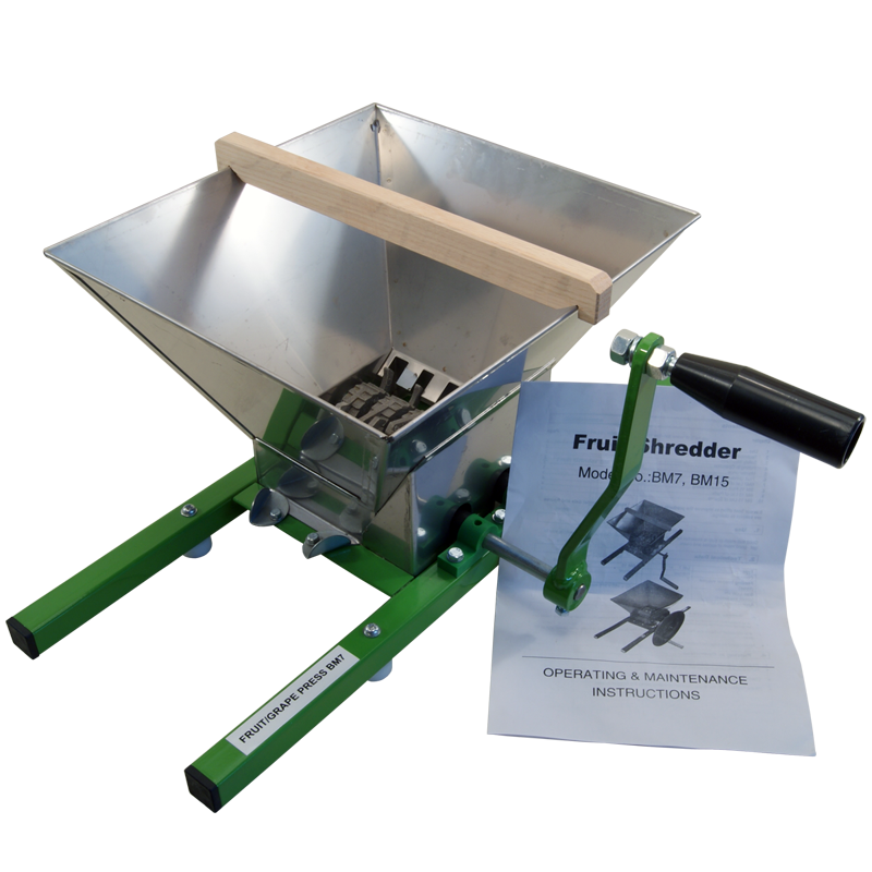 7 Litre Traditional Fruit Crusher/shredder - The Homebrew Centre
