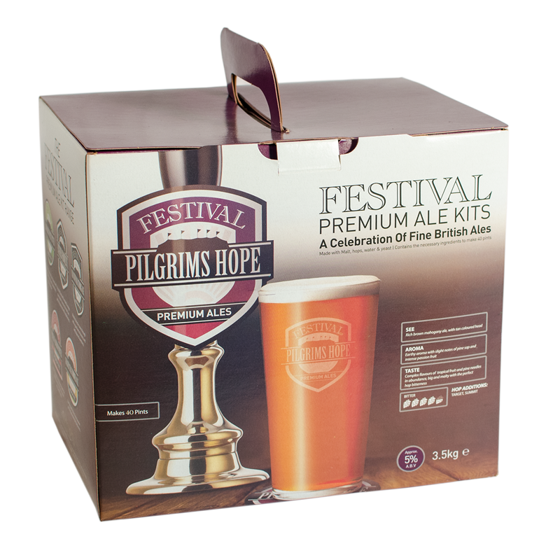Festival Premium Ale Kit - Pilgrims Hope - 40 Pint - Rich, Strong ...