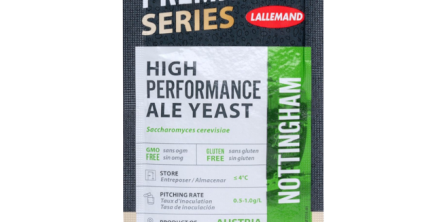 Lallemand Danstar Nottingham Beer Yeast - 11g Sachet - The Homebrew Centre