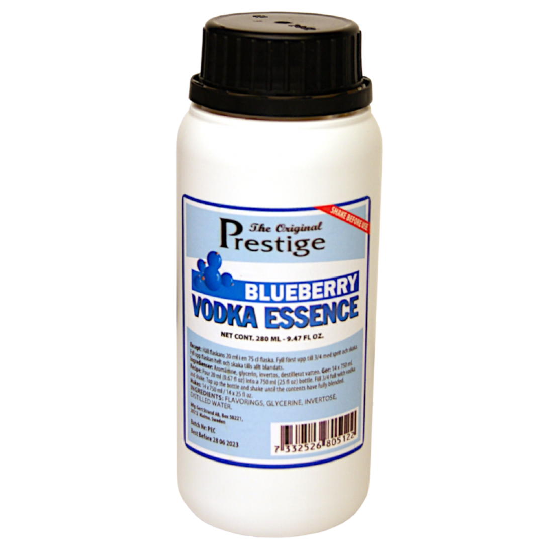 Original Prestige Spirit Flavouring Essence - Blueberry Vodka - 280ml ...