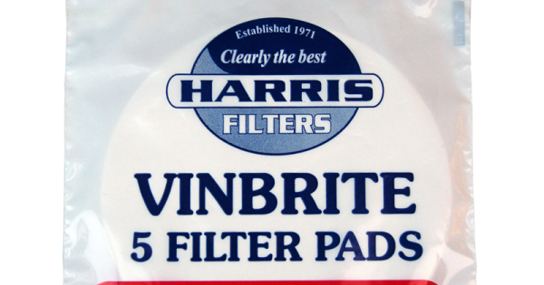 Harris Premium Grade Crystalbrite Pads To Fit Mk 3 Vinbrite Filter ...