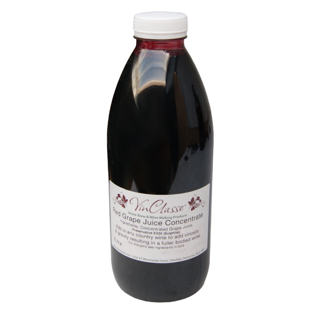 Vinclasse Red Grape Juice Concentrate - 1 Litre (1.35kg) - The Homebrew ...